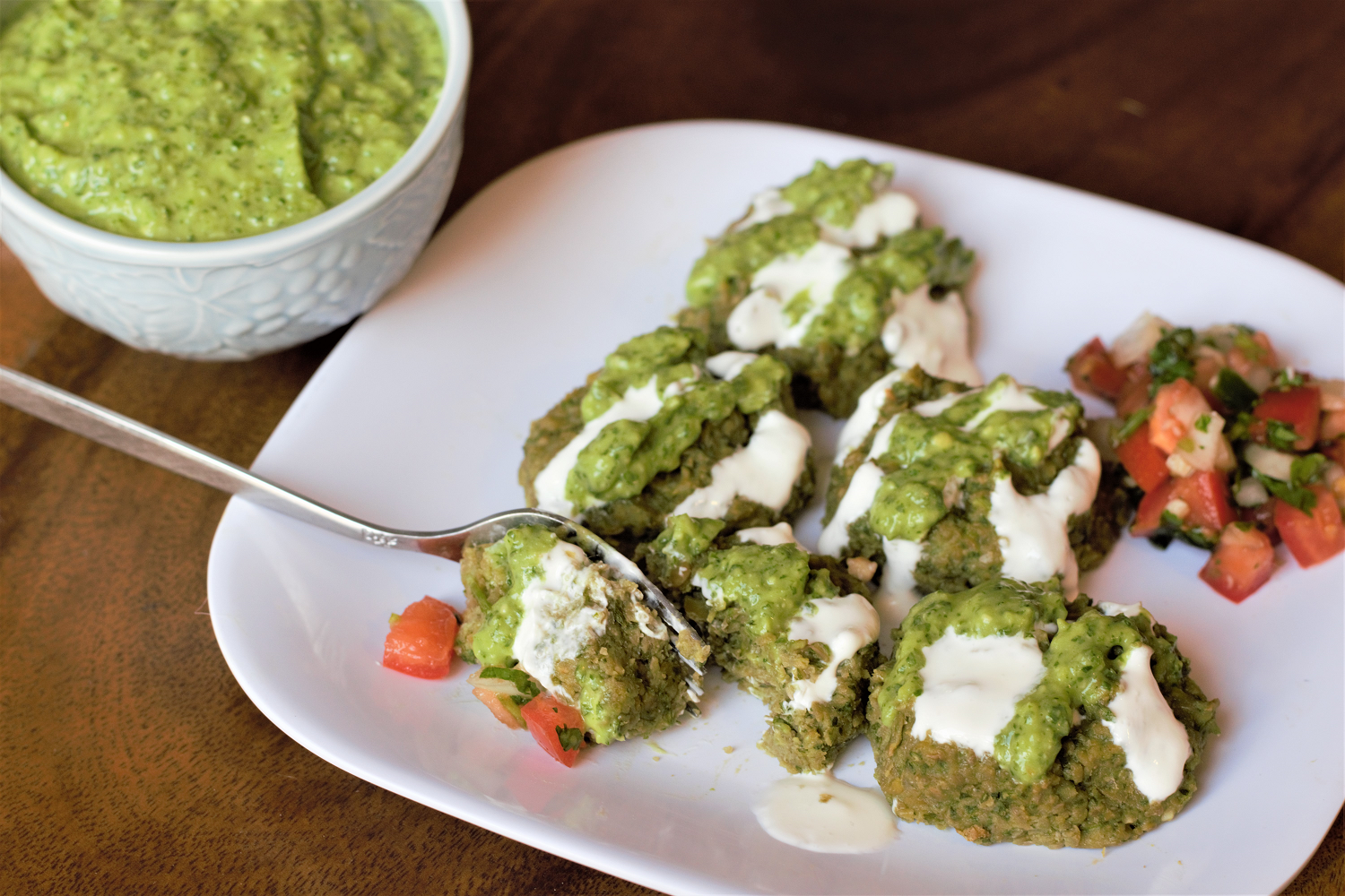 Baked Avocado Falafel – Mountain Cravings