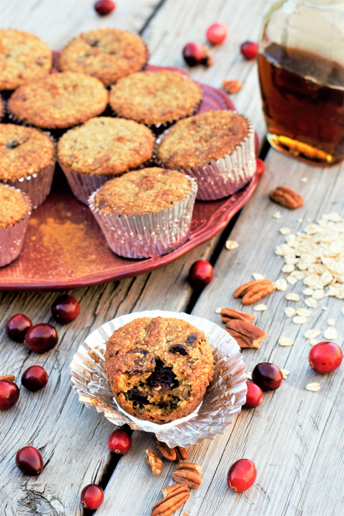 Healthy Cranberry Pecan Breakfast Muffins Mountain Cravings